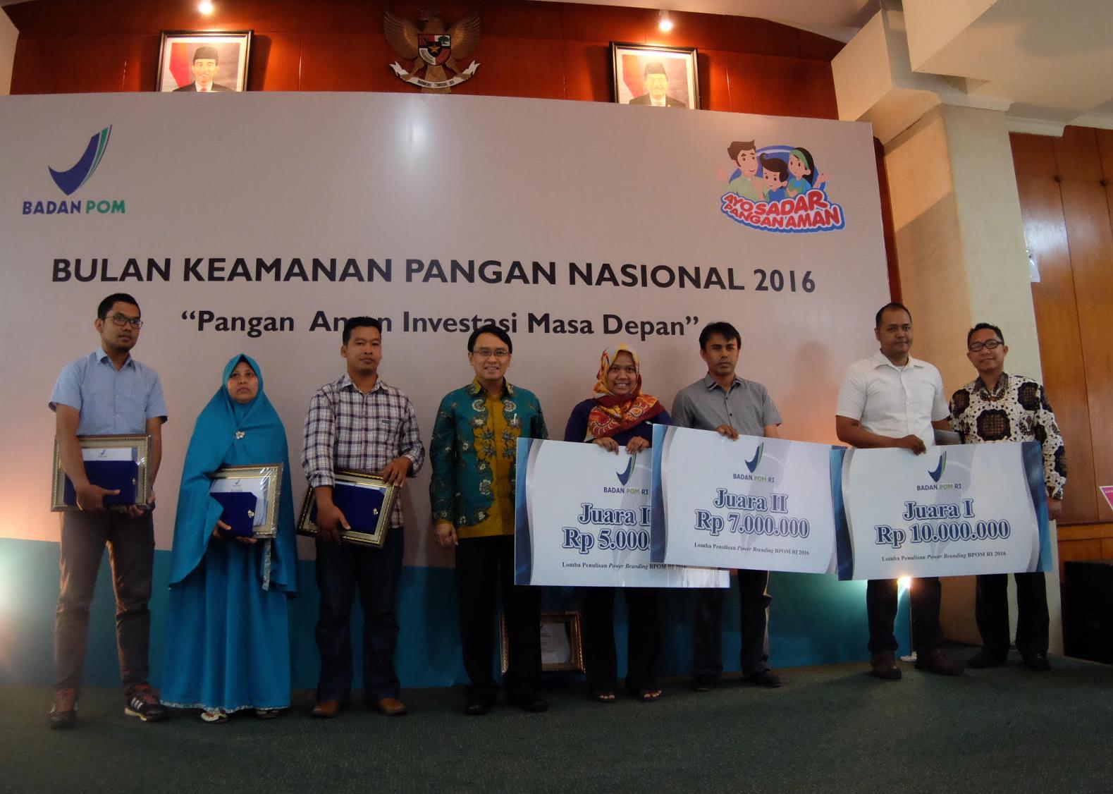 Partisipasi PT Sari Enesis Indah dalam Lomba Karya Tulis BPOM RI ...